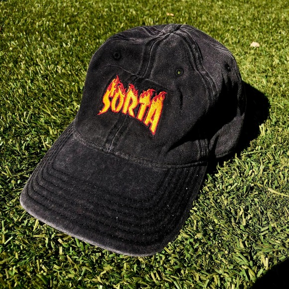 OTTO | Accessories | Thrasher Style Denim Skater Hat Otto Flames Y2k ...